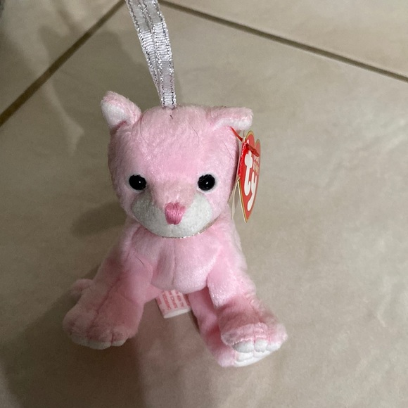 Ty | Toys | Ty Beanie Babies Baby Carnation Cat Basket Rare Vintage ...